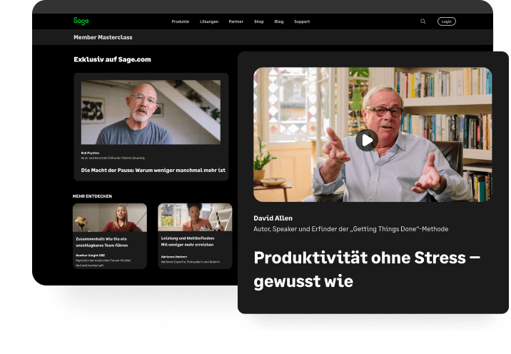 Werden Sie Teil der Sage-Community | Sage Deutschland