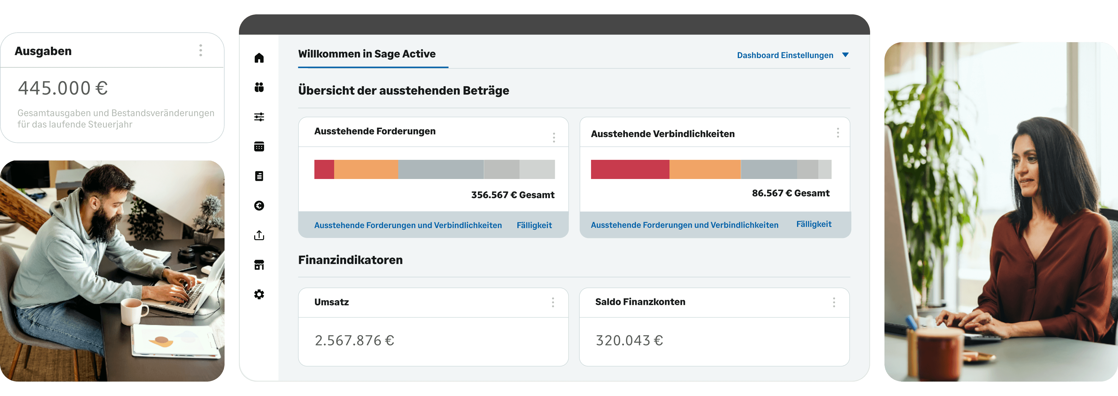 Sage Active - Online Buchhaltung | Sage Deutschland