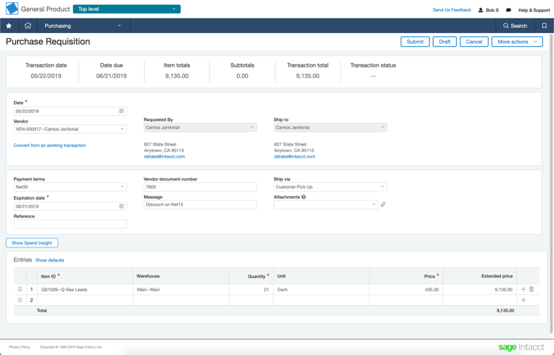 Purchase Order Management Software | Sage Intacct