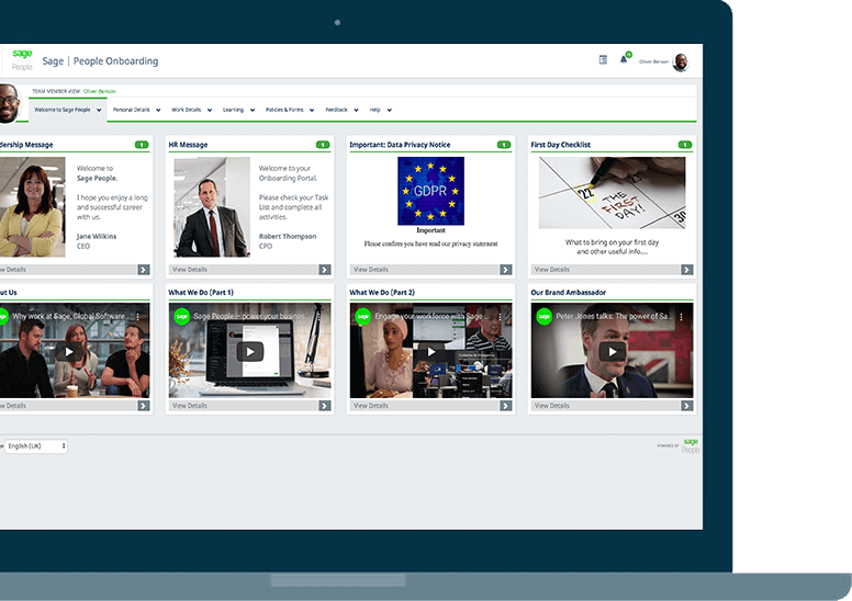 Sage People Capabilities - HRIS & HRMS Software | Sage UK
