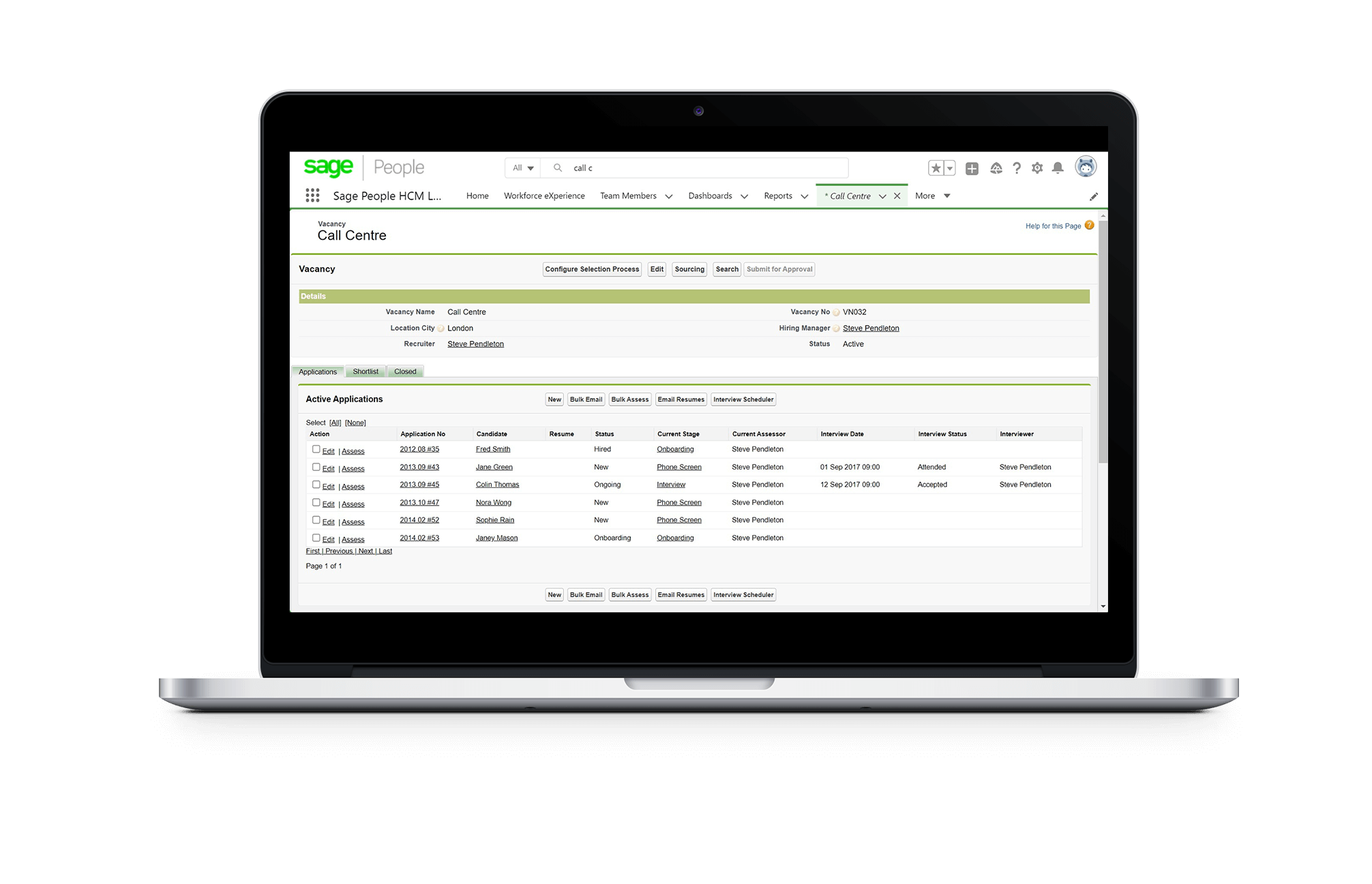 Sage People Talent Acquisition Software - Sage UK