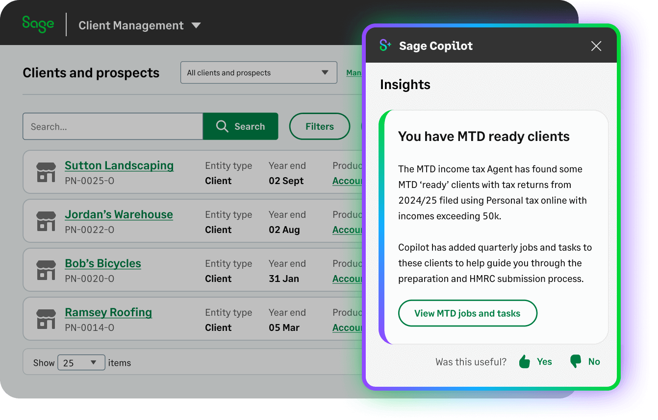 Accounting client management software | Sage UK