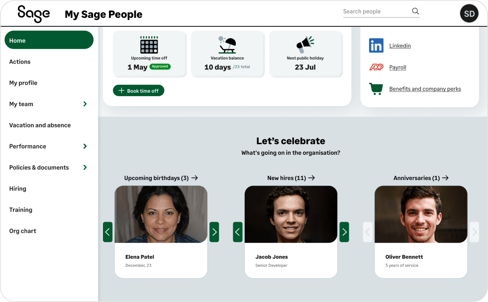Sage People Workforce Experience Management | Sage UK