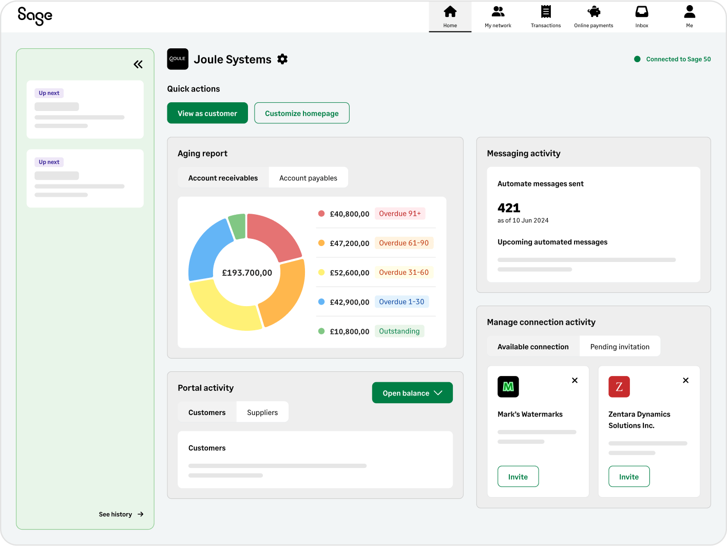 Sage Network AR Automation | Sage UK